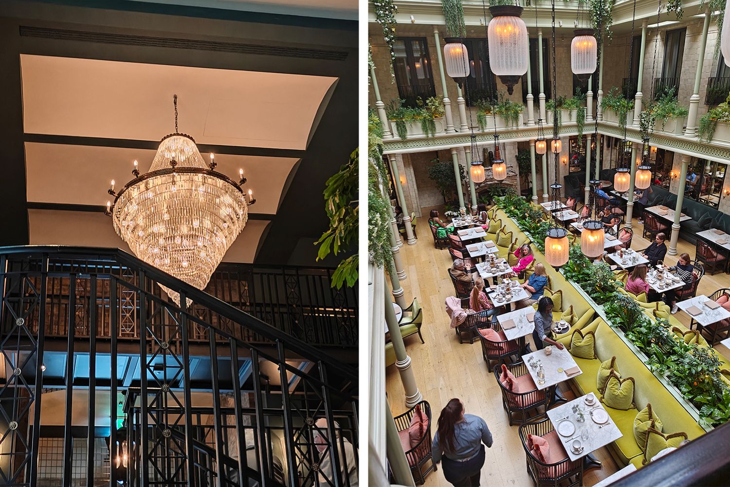 Afternoon tea review - The NoMad hotel London - What the sky looks like ...